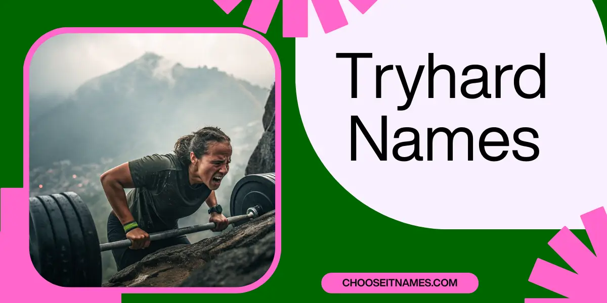 Tryhard Names That Stand Out in Competitive Games